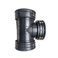 China HDPE Double Wall Corrugated Pipe Fittings 90 Degree Elbow Joint DN20-DN1600 for sale