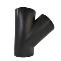 China Buttfusion Connection Hdpe Drainage Pipe Fittings Y Type Tee Siphon Drain for sale