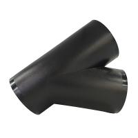 China Buttfusion Connection Hdpe Drainage Pipe Fittings Y Type Tee Siphon Drain for sale