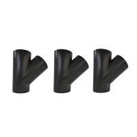 China Buttfusion Connection Hdpe Drainage Pipe Fittings Y Type Tee Siphon Drain for sale