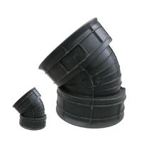 China HDPE Bellows Pipe Fittings DN200-DN2600 Butt Joint for Municipal Sewage for sale