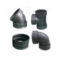 China HDPE Bellows Pipe Fittings DN200-DN2600 Butt Joint for Municipal Sewage for sale