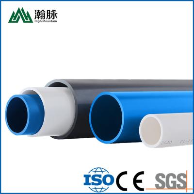 China PVC Drainage Pipe 110mm 4m Custom Size Color Water Supply Plastic Pipe for sale