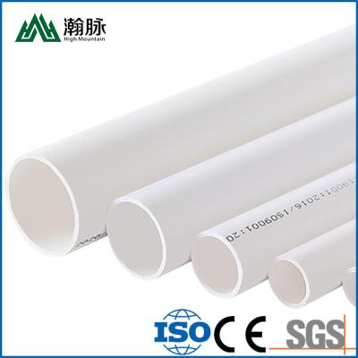 China PVC Drainage Pipe for Water Supply and Pressure Pipes Nominal OD 16mm to 800mm for sale