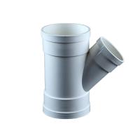 China PVC Y Tee Cross Pipe Fitting 0.2MPa for Drainage Water Professional 50mm for sale