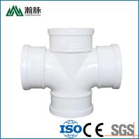 China PVC 90 Degree Grooved Pipe Elbow Fitting DN20-DN630 for Water Supply Drainage for sale