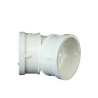 China 45 Degree PVC Drainage Pipe Fittings Elbow Quick Connector for sale