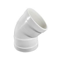 China 45 Degree PVC Drainage Pipe Fittings Elbow Quick Connector for sale