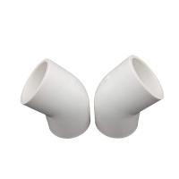 China 45 Degree PVC Drainage Pipe Fittings Elbow Quick Connector for sale