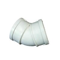China 45 Degree PVC Drainage Pipe Fittings Elbow Quick Connector for sale