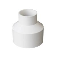 China Plastic PVC Drainage Pipe Fittings Head Accessories Reducer Joint Corrosion Resistance for sale