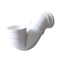 China Water Trap PVC Drainage Pipe Deodorant Elbow Without Mouth P-Type Down for sale