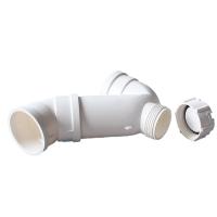 China Water Trap PVC Drainage Pipe Deodorant Elbow Without Mouth P-Type Down for sale