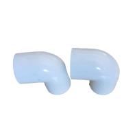 China Multi Specification Elbow PVC Drainage Pipe Fittings White Gray Blue Plastic Joint for sale