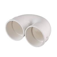 China Multi Specification Elbow PVC Drainage Pipe Fittings White Gray Blue Plastic Joint for sale