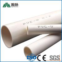 China 6 Inch 24 Inch PVC U Water Pipe Plastic Drainage Alkali Resistance 50 Year Service Life for sale