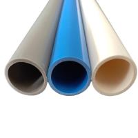 China Customized PVC U Shaped Plastic Pipes Water Supply Drainage for sale