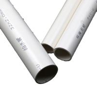 China Grey PVC U Drainage Pipe 20-630mm OD for Water Supply and Agricultural Irrigation for sale