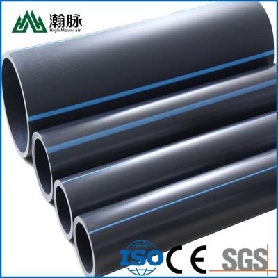China PE100 HDPE SDR11 Water Supply Pipe 20mm to 1200mm Dredging Drain Tube for sale