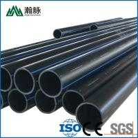 China Black Color HDPE Water Supply Pipe ISO9001 PE100 DN160mm for sale