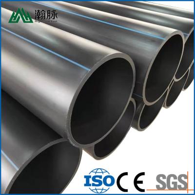 China 20 - 1200mm HDPE Drip Irrigation Pipe Black Plastic Water Roll Polyethylene for sale