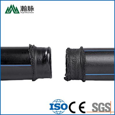 China Non Toxic HDPE Water Supply Pipe for Farm Black Irrigation Hose PE Pipe 20mm to 1600mm OD for sale