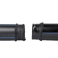 China Large Diameter HDPE Water Supply Pipe 110mm to 1200mm PE100 SDR17 PN10 for sale