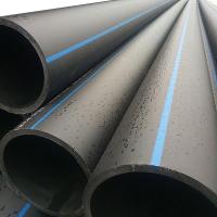 China Large Diameter HDPE Water Supply Pipe 110mm to 1200mm PE100 SDR17 PN10 for sale