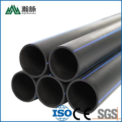 China 160mm Hdpe Water Supply Pipes Black Pe100 Sdr 17 Plastic Customized for sale