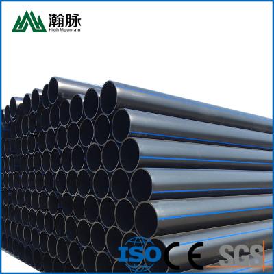 China HDPE Water Supply Pipe 63mm to 160mm PN10 PN16 SDR17 High Fluidity for sale