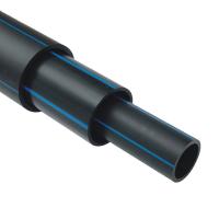 China 160mm HDPE Water Supply Pipe PE100 SDR17 PN1.0MPa Black Blue for Conveying Water for sale