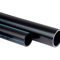 China Raw Material Hdpe Water Supply Pipe Drainage And Sewage Black  PE100 for sale