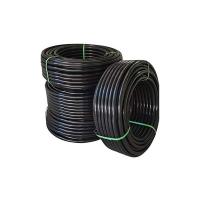 China Raw Material Hdpe Water Supply Pipe Drainage And Sewage Black  PE100 for sale
