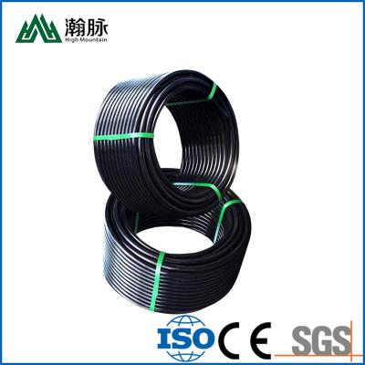 China Black HDPE Water Supply Pipe 6 Inch 24 Inch for Sewage Drainage PN0.6MPa to PN2.0MPa for sale