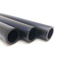 China Black HDPE Water Supply Pipe 6 Inch 24 Inch for Sewage Drainage PN0.6MPa to PN2.0MPa for sale