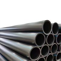 China Black HDPE Water Supply Pipe 6 Inch 24 Inch for Sewage Drainage PN0.6MPa to PN2.0MPa for sale