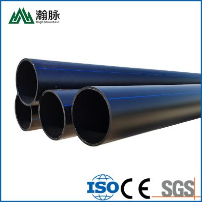 China Black Blue Color HDPE Plastic Water Supply Pipe PN16 PE100 DN1000mm for sale
