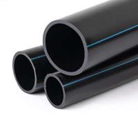 China Black Blue Color HDPE Plastic Water Supply Pipe PN16 PE100 DN1000mm for sale