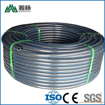 China Black HDPE Water Supply Pipe 20mm for Drainage Sewage and Industrial Wastewater Discharge for sale