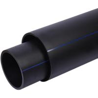 China Black HDPE Water Supply Pipe 20mm for Drainage Sewage and Industrial Wastewater Discharge for sale