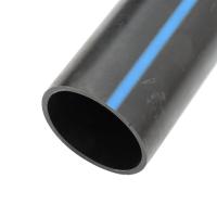 China Black HDPE Water Supply Pipe 20mm for Drainage Sewage and Industrial Wastewater Discharge for sale