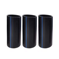 China PE100 HDPE Water Supply Pipe 75mm to 1600mm Custom Sizes SDR 11 PN16 for sale