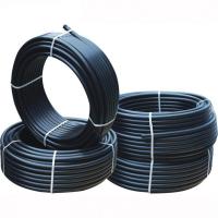 China 600mm HDPE Water Supply Pipe PE Black for Sewage Drain DN25mm PN10 SDR17 for sale