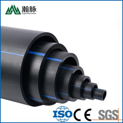 China HDPE Polyethylene Water Supply Pipe 200mm to 1400mm PN0.6 to PN2.0MPa SDR9 to SDR26 for sale