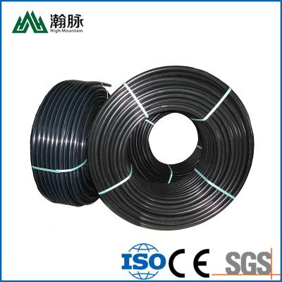 China Dredging Drainage Hdpe Water Supply Pipe PE100 Plastic Black Color DN20mm for sale