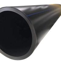 China Black Hdpe Plastic Water Pipe Water Supply High-Density Polyethylene Sewage Pipe for sale