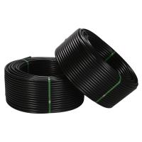 China Black Hdpe Plastic Water Pipe Water Supply High-Density Polyethylene Sewage Pipe for sale