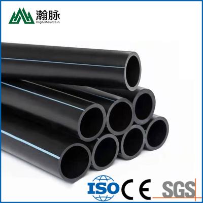 China Black Hdpe Water Supply Pipe 160mm 6 Inch Pe Plastic DN 20 for sale