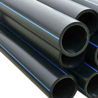 China Large Diameter Black Hdpe Water Pipe Sand Discharge Sewage Dredging Pipe for sale