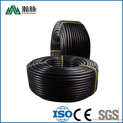 China Black Plastic HDPE Water Supply Pipe Water Supply Pipe Coil 1.6MPA for sale